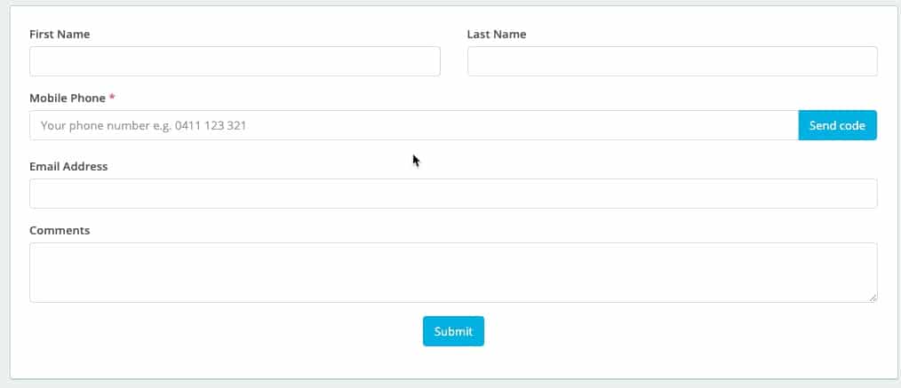 Verified Mobile Phone Number - Snapforms Resources & FAQs