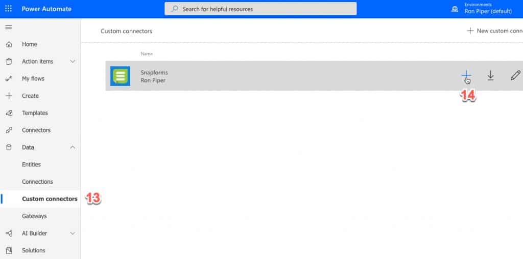 Power Automate setup - Snapforms Resources & FAQs