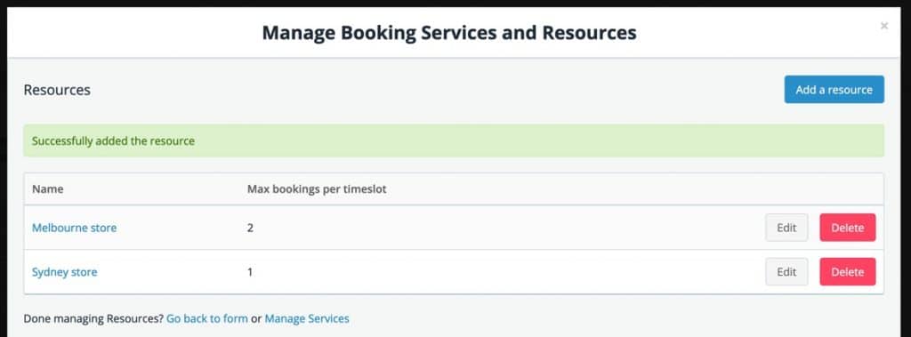 Booking system - Snapforms Resources & FAQs