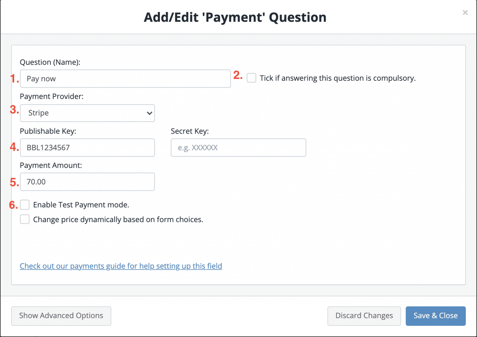 Take payments on your form with Stripe - Snapforms Resources & FAQs