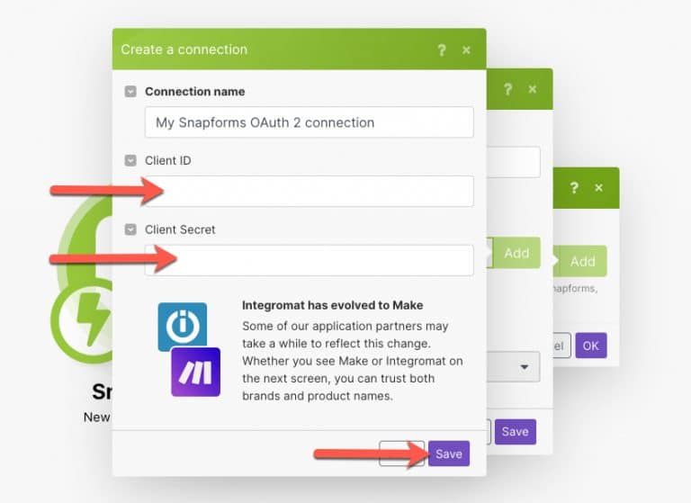 Make (formerly Integromat) setup - Snapforms Resources & FAQs