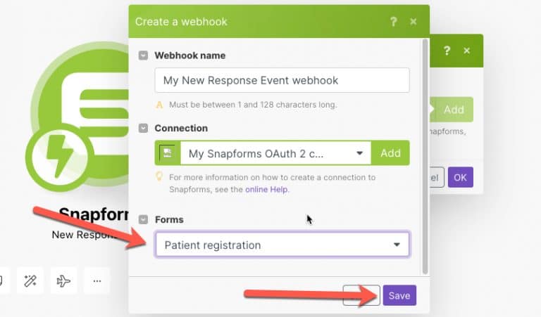 Make (formerly Integromat) setup - Snapforms Resources & FAQs