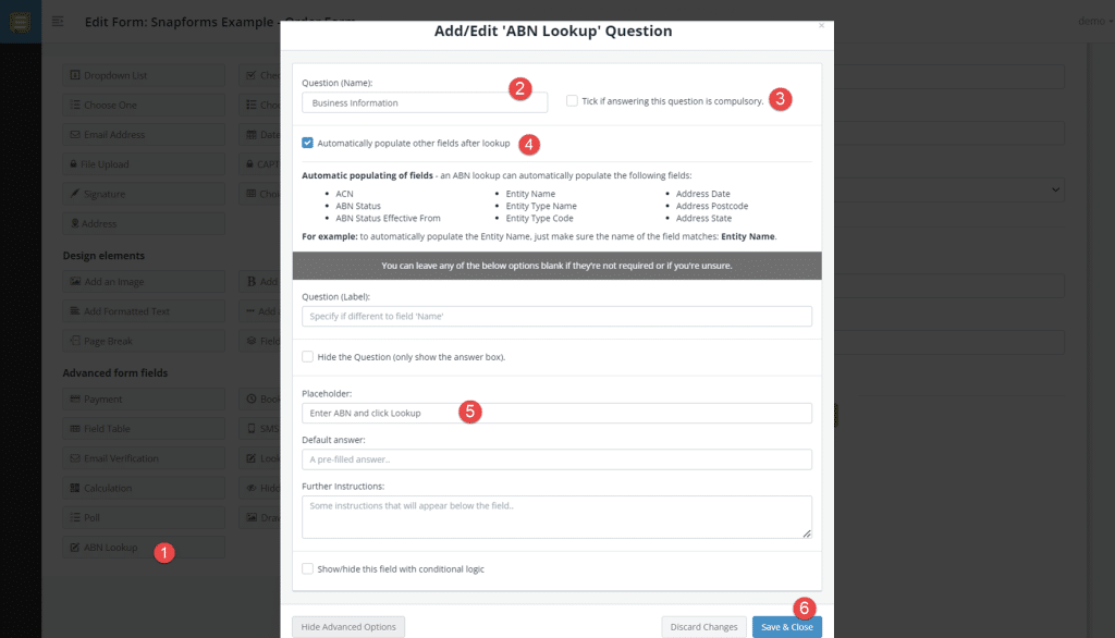 ABN Lookup - Snapforms Resources & FAQs