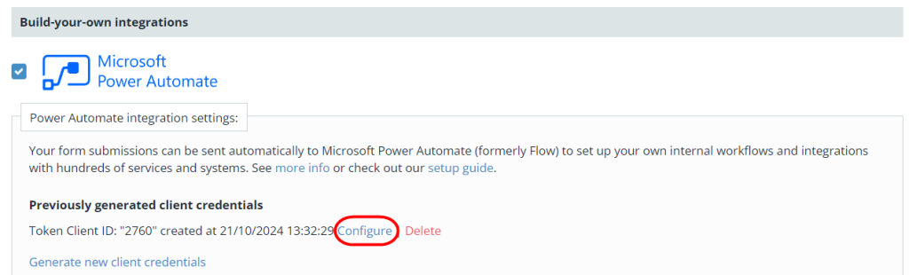 Power Automate setup - Snapforms Resources & FAQs